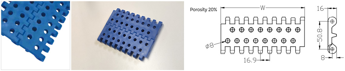 ZE8003 Round Hole Chain - Shanghai Zuoer Transmission Equipment Co.,Ltd.